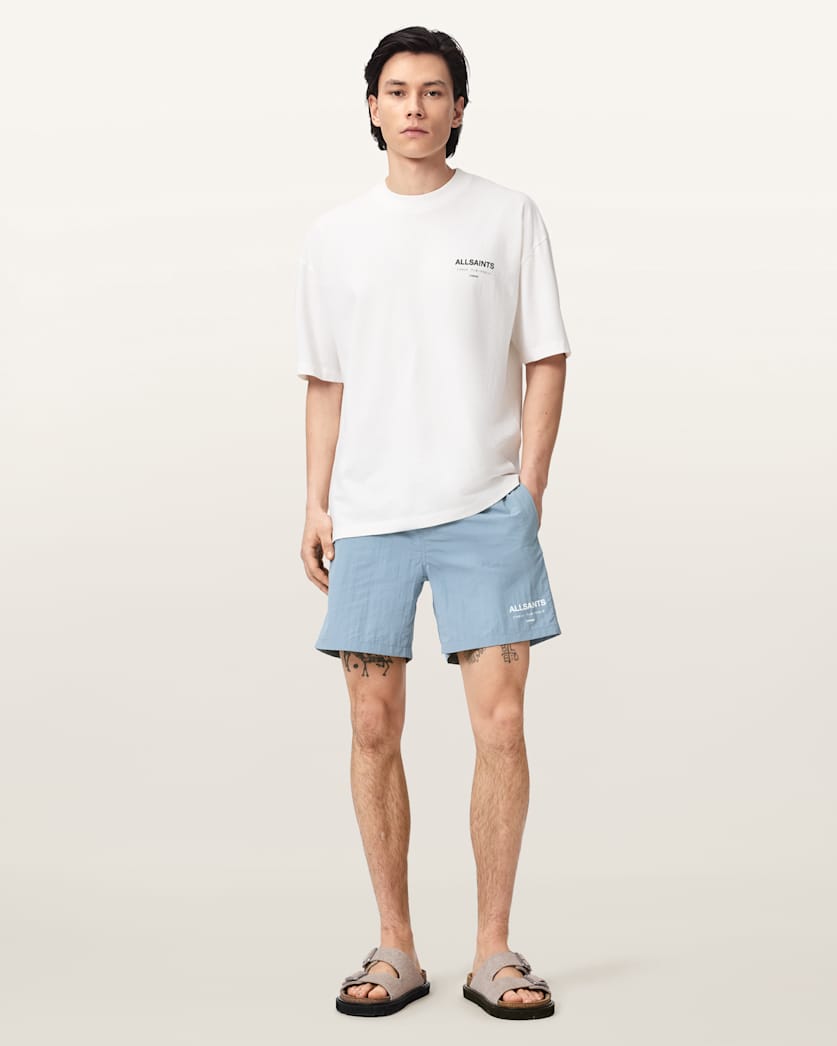 Underground Slim Fit Swim Shorts COASTLINE BLUE | ALLSAINTS